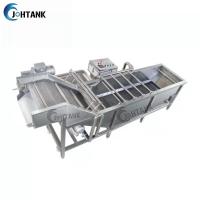 China Automation Bubble Washer For Fruit Root Vegetable 304 Stainless Steel for sale