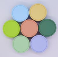 China Mono Material PP Cosmetic Jar 50ml 100ml 200ml 250ml Ice-cream Cup Shape Personal Care Jar for sale
