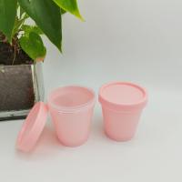China Mono Material PP Cosmetic Jar 50ml 100ml 200ml 250ml Ice-cream Cup Shape Personal Care Jar for sale