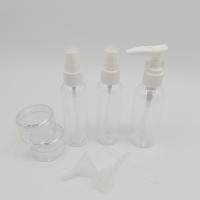 China Pump Spoon Dropper Funnel Customized PVC Wash Bag For Cream Jar Travel Spray Bottle for sale