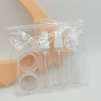China Pump Spoon Dropper Funnel Customized PVC Wash Bag For Cream Jar Travel Spray Bottle for sale