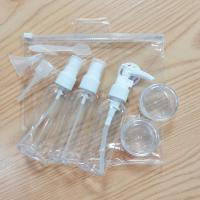 China Pump Spoon Dropper Funnel Customized PVC Wash Bag For Cream Jar Travel Spray Bottle for sale