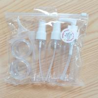 China Pump Spoon Dropper Funnel Customized PVC Wash Bag For Cream Jar Travel Spray Bottle for sale