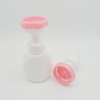 China 43mm Closure Flower Shape Foam Pump Shampoo Soap 0.8ml Dosage XY07-3 For Children Hand Wash for sale