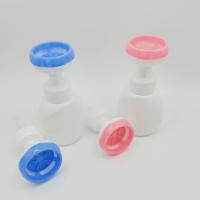 China 43mm Closure Flower Shape Foam Pump Shampoo Soap 0.8ml Dosage XY07-3 For Children Hand Wash for sale