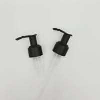 China Matt Finish PP Plastic Lotion Pump Black Color 24/410 for sale