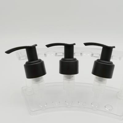 China Matt Finish PP Plastic Lotion Pump Black Color 24/410 for sale