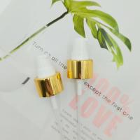 China 24/410 PP Cream Pump Dispenser Gold Shiny Aluminum Cover for sale