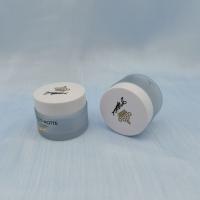 China 50g Glass Jar Matt Color For Cosmetic for sale