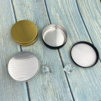 China Gold Aluminium Tin Jars 100ml chemical resistant Customized color with Screw Cap for sale