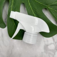 China SS316 Plastic Trigger Sprayer Pump 28/415 28/410 White 0.81ml With Screw Cap Closure for sale