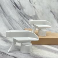 China White Plastic Trigger Sprayer Pump Bottle Tops 0.11ml Dosage 28/400 28/410 for sale