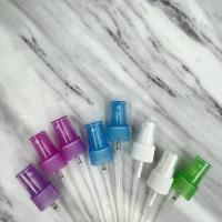 China PE Gasket Plastic Mist Spray Pump 20/410 Ribbed Closure SS316 Spring 0.16ML for sale