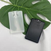 China 20ml Empty Plastic Spray Bottle PP Credit Card Sprayer 0.06ML/T Customized Color for sale