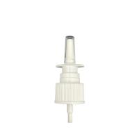 China 0.16ML Dosage 20mm Mist Sprayer Perfume PP Nasal Suction Pump 18/410 With Clear Cap for sale