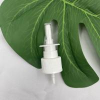 China 0.16ML Dosage 20mm Mist Sprayer Perfume PP Nasal Suction Pump 18/410 With Clear Cap for sale