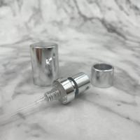 China Refillable Perfume Pump Sprayer 15/400 0.07ML 0.09ML Dosage With Silver Collar for sale