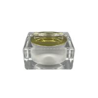 China Square type round edge design Acrylic cream jar High - grade Mirror cover 30g, 50g  XY2201 for sale