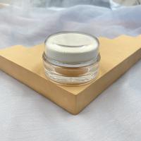 China UV Proof Plastic Cosmetic Jars Round Acrylic Containers 30g 50g For Skin Care Cream for sale
