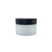 China 80g Plastic Cosmetic Jars Clear Containers facial mask With Spoon / Scraper for sale