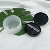 China 80g Plastic Cosmetic Jars Clear Containers facial mask With Spoon / Scraper for sale
