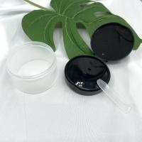 China 80g Plastic Cosmetic Jars Clear Containers facial mask With Spoon / Scraper for sale