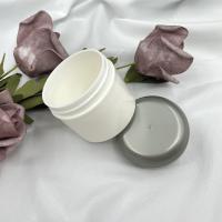 China Round Plastic Cosmetic Jars Travel Set 50g Containers Hot stamping With Different Pattern for sale