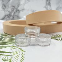 China Portable Small Plastic Cosmetic Jars Trial Set Eye Cream 3g 5g 8g Metallized for sale
