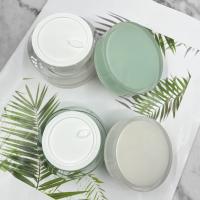 China Cosmetic Jar 15g 30g 50g Round Empty Acrylic Cream Jar Face Cream For Skin Care for sale