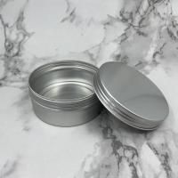 China Candy Aluminium Tin Jars 250ml Metal Cans With Screw On Lids for sale