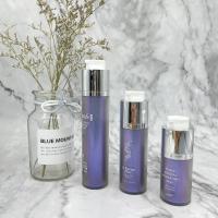 China 15ml 30ml 50ml For Skin Care Round Rotary Double Wall Airless Pump Bottle for sale