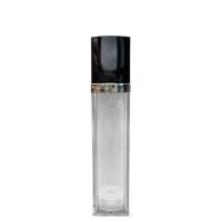 China Square Cosmetic Airless Pump Bottles 30ml Double Wall Aluminum for sale