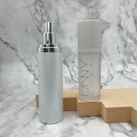 China ABS Empty Skincare 50ml Airless Bottle Round / Straight Shoulder Metallized Surface for sale