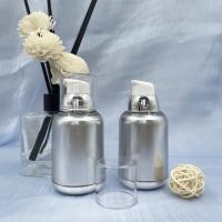 China Twist 80ml 100ml Airless Pump Bottles Vacuum PP MS Metallized Round Bottom for sale