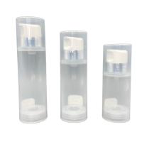 China Lotion 200ml 250ml Airless Pump Bottle Round Shape Big Capacity Offset Printing for sale