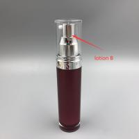 China Acrylic Cosmetic Pump Bottle 15ml Gradual Discoloration ABS Leak proof For Lotion for sale