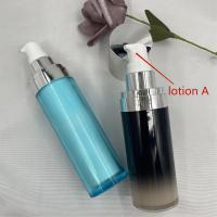 China Acrylic Cosmetic Pump Bottle 15ml Gradual Discoloration ABS Leak proof For Lotion for sale