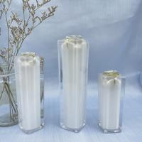 China ABS Square Cosmetic Pump Bottle Packaging Finger Press 100ml for sale