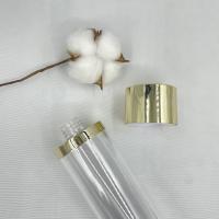 China Gold Cap PETG Plastic Bottles Luxury Cosmetic Containers For Toner 100ml 120ml for sale