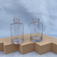 China Luxury Clear PETG Cosmetic Bottle Portable 30ml Leakproof For High End Brand for sale