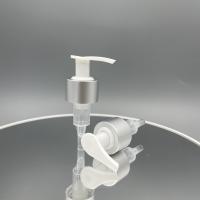 China 2CC Spring Outside Lotion Dispenser Pump Soap 24/410 28/410 Matt Silver Aluminum Closure for sale