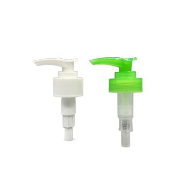 China Green Plastic Soap Lotion Dispenser Pump 1.9ml/T Transparent 304H Spring 24/410 28/410 for sale