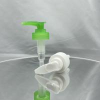 China Green Plastic Soap Lotion Dispenser Pump 1.9ml/T Transparent 304H Spring 24/410 28/410 for sale