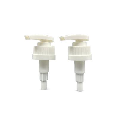 China Cosmetic Lotion Dispenser Pump 28/410 28/400 Ratchet Safety Closure 1.9ml Dosage for sale