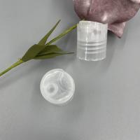 China Astringent Disc Top Flip Cap 18/415 28/415 embossed For Plastic Bottle for sale