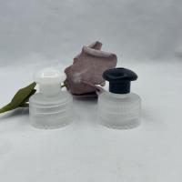 China 28/410 Push Pull Screw Cap Bottle Plastic Cover Ripple Pattern for sale