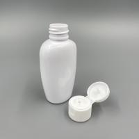 China Oblate Style Plastic PET Pump Bottle Flat 50ml prevent oxygen With Cap for sale
