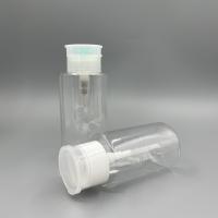 China PET Plastic Nail Polish Remover Pump Bottle Suitable 150ml 180ml Silk Screening for sale