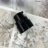 China Black Lotion Cream Dispenser Pump 24/400 AS Cap SS316 Spring Outside 0.25ML/T for sale
