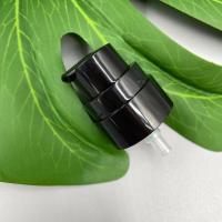China Black Lotion Cream Dispenser Pump 24/400 AS Cap SS316 Spring Outside 0.25ML/T for sale
